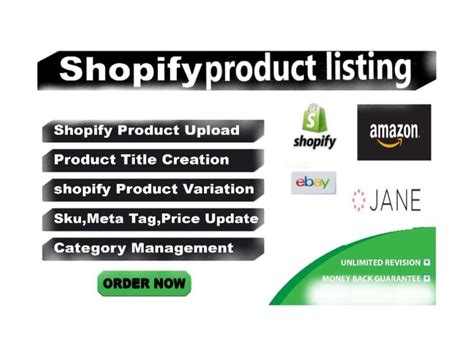 Shopify Product Uploading And E Commerce Product Listing Upwork