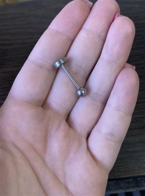 Серьга для пирсинга языка — ціна 50 грн у каталозі Сережки для пірсингу Купити аксесуари за