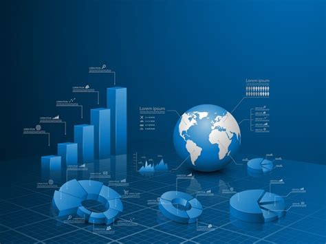 Premium Vector Set Of Vector 3d Graph