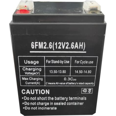 Batteria Ricaricabile Al Piombo Acido V Mah