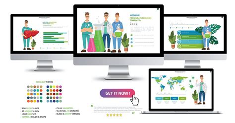 Medicine Keynote Presentation Templates Шаблоны презентаций Envato Elements