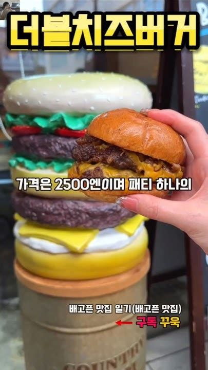 푸짐한 더블치즈버거를 판매하는 음식점을 소개합니다 배고픈 맛집일기배고픈 맛집 Youtube