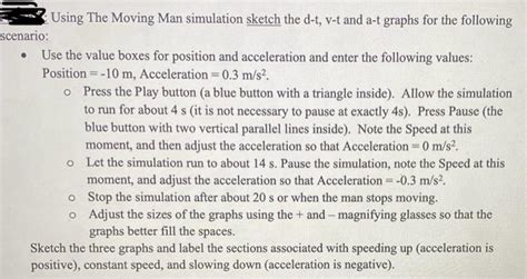 solved sketch adistance vs time graphvelocity vs time