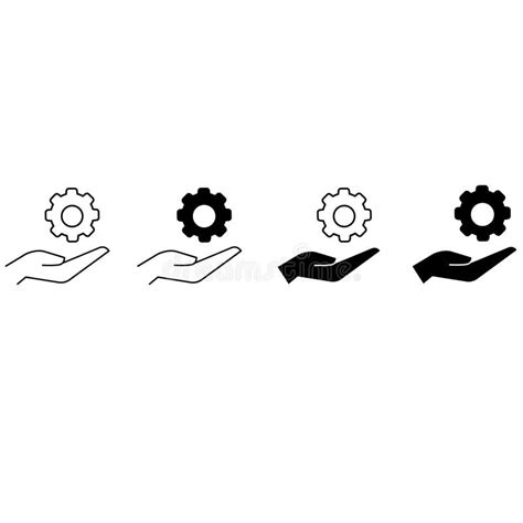 Engineering Icon Vector Set Construction Illustration Sign Collection Designing Symbol Or Logo