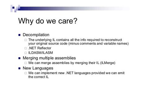 understanding the common intermediate language cil