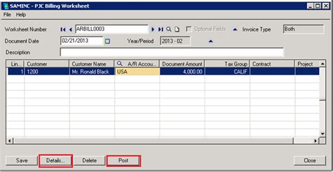 Project Invoicing Feature In Sage 300 Erp