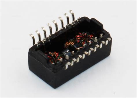 Surface Mounting Cat 5 Pulse Ethernet Transformer Dual Phase Toroidal Coil Structure