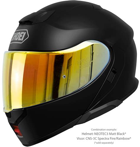 Visor Cns 3c Spectra Fire Orange Neotec3 Flip Up Helmets Visors