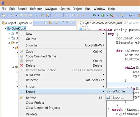 Web Service Deployment Service Does Not Work Out Of Eclipse Stack