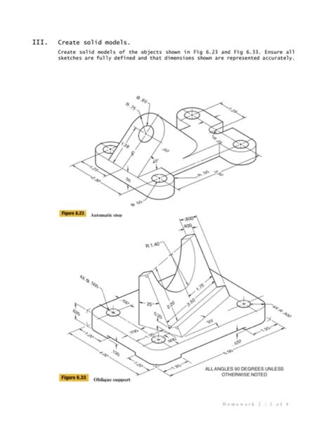 III Create Solid Models Create Solid Models Of The Chegg Com