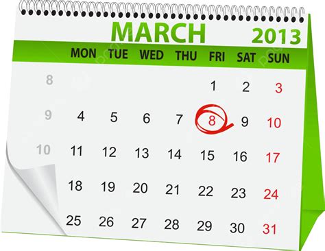 تقويم عطلة في 8 آذار مارس رمز التقويم التهاني المتجه رمز تقويم