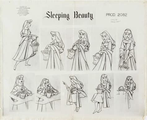 2d Traditional Animation Sleeping Beauty 1959