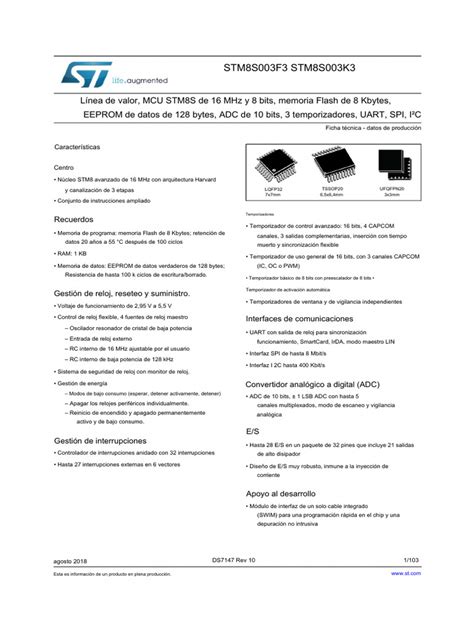 Data Sheet Microcontrolador Pdf