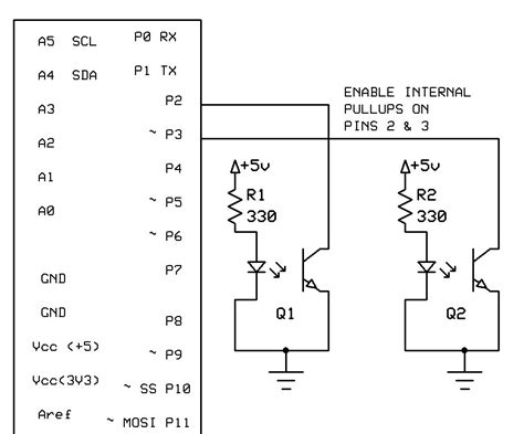 How To Make An Incremental Optical Encoder With 2 Phases Cheaply Robotics Arduino Forum