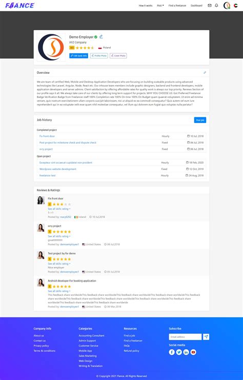Freelancer Marketplace Script Freelancer Script By Originatesoft