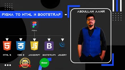 convert custom figma to html bootstrap by m abdullahaamir fiverr