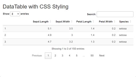 R Shiny Set Datatable Column Width Geeksforgeeks