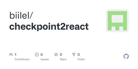 Github Biilelcheckpoint2react