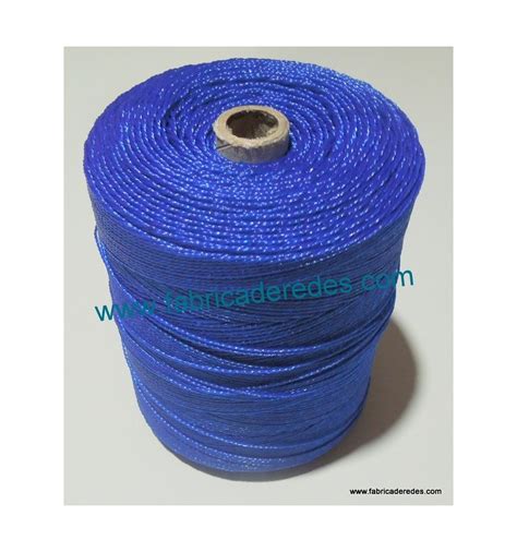 Twisted Blue Polyethylene Thread Nº8 12mm For Mending Nets