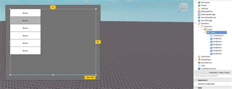 wrong gui positions and how to correct it with a list layout