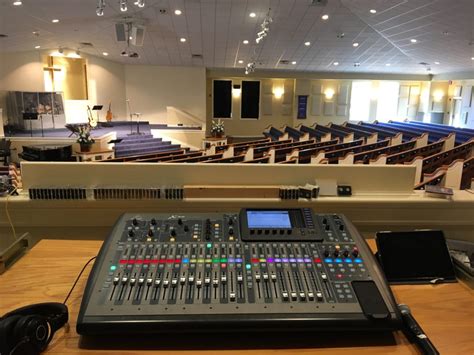 Behringer X32 Digital Sound Board Installation At Community Christian
