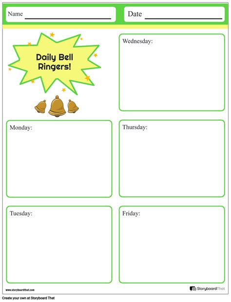 Free Printable Bell Ringer Worksheet Worksheets Template Free