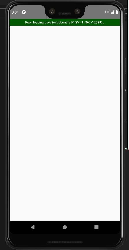 React Native Top Status Bar Is Not Showing When Expo Runandroid Is