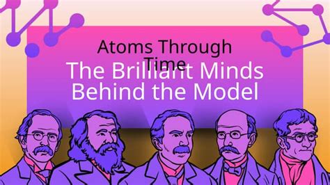 The History Of The Atomic Model Presentation In A Pink And Purple Hand Drawn Illustrative Style Pptx