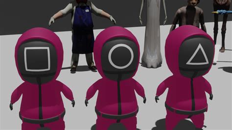 Granny Chapters 3d Models Charcters Rigged