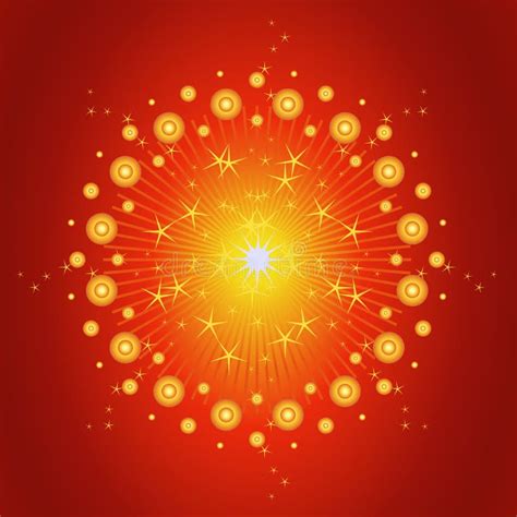 Exploding Fireworks Background Stock Vector Illustration Of Background Fire 7534511