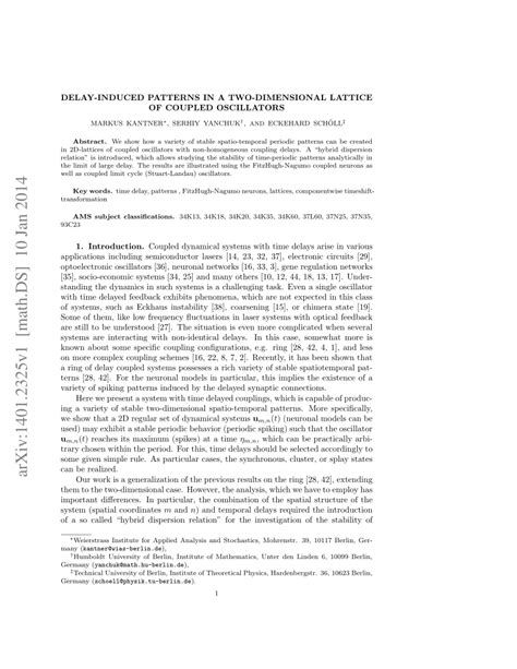 Pdf Delay Induced Patterns In A Two Dimensional Lattice Of Coupled