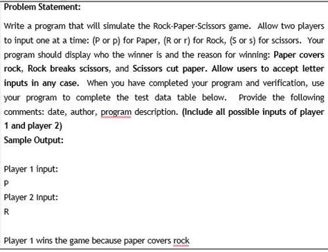 Solved Write A Program That Will Simulate The