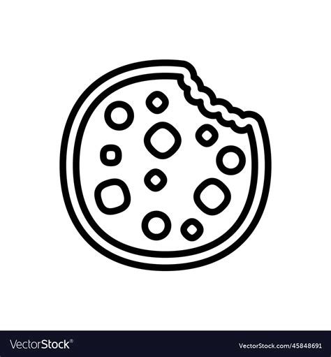 Cookie Royalty Free Vector Image Vectorstock