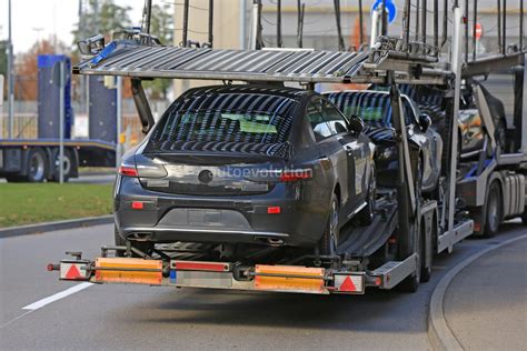 2018 E Class Coupe Spied Nearly Undisguised On Trailer In Germany