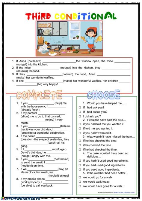 Second And Third Conditionals Ficha Interactiva Fichas