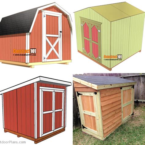 7 Free 8x8 Shed Plans To Build A Garden Storage Shed