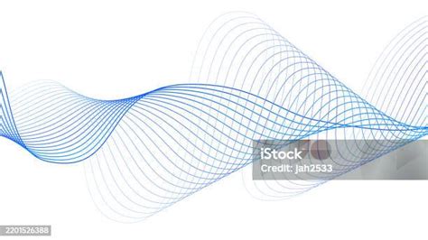 추상적 인 웨이브 요소 디자인 양식화 된 라인 아트 배경 벡터 일러스트 레이 션 디지털 주파수 트랙 이퀄라이저 0명에 대한 스톡 벡터 아트 및 기타 이미지 Istock