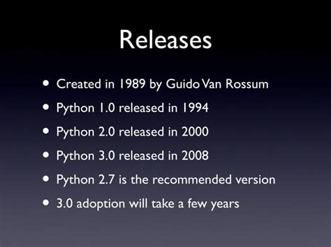 Python Introduction Ppt