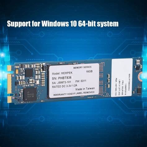 Tbest Module Mémoire Optane 16gb Pcie Nvme M 2 2280 3d Xpoint Cdiscount Informatique