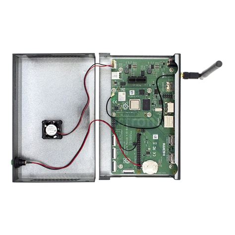 Edatec Cm4iocase Smart Case For Raspberry Pi Cm4io Board 24 90 Andeuro