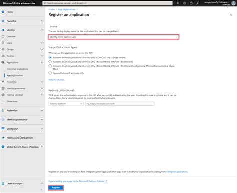 快速入门：访问受保护的 Web Api 的 Net 控制台应用 Microsoft Identity Platform Microsoft Learn