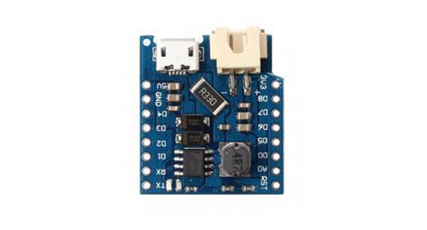 D1 Mini Lipo Battery Shield With Charger And Boost Regulator Micro Robotics