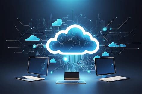 Premium Photo Modern Cloud Computer Technology Integrated Digital Web Premium Photo Modern Cloud Computer Technology Integrated Digital Web