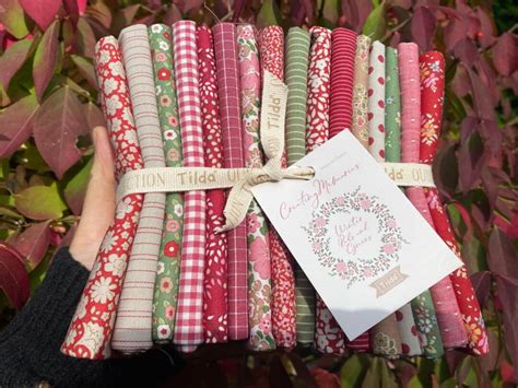Tilda Creating Memories Winter Fat Quarter Bundle Half Yard Bundle