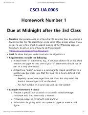 Intro To Computer Programming Homework 1 Algorithm Course Hero