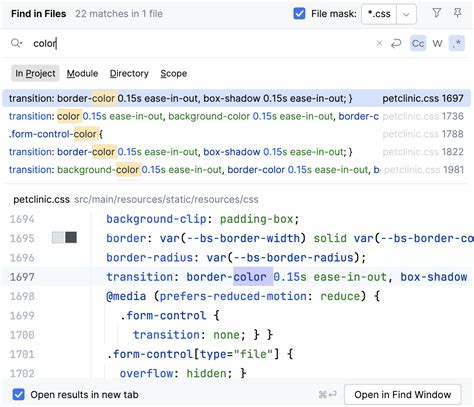 Search And Replace A Target Within A Project Intellij Idea Documentation