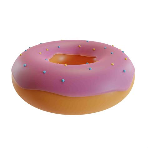 Free 3d Donut Illustration Freegraphica