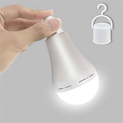 Купить Аккумуляторная Led лампочка под цоколь E27 на 9w светодиодная аварийная лампочка с