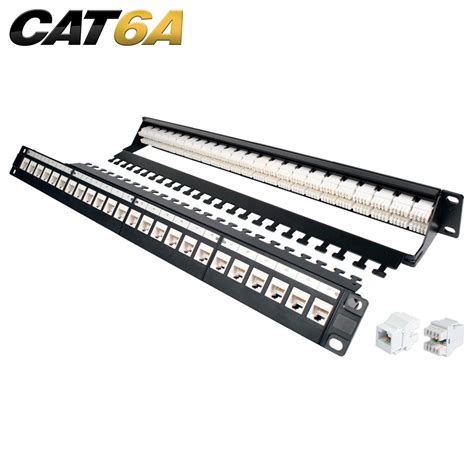 CAT6A UTP PATCH PANEL W CABLE MANAGER Quest Technology International