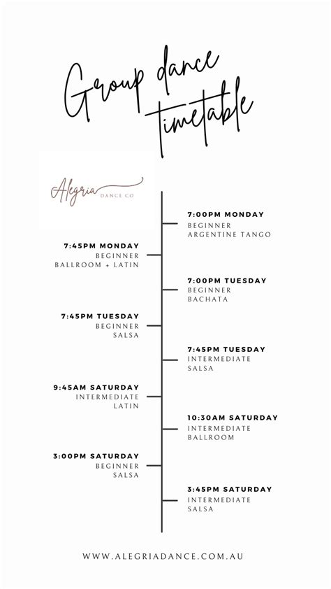 Free Dance Week Alegria Dance Co